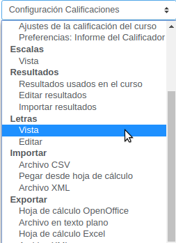 Calificación con letras · GitBook